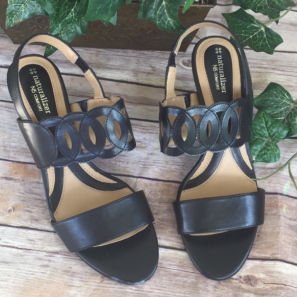 Naturalizer | Shoes | Naturalizer N5 Comfort 3 Inch Black Leather 92 ...